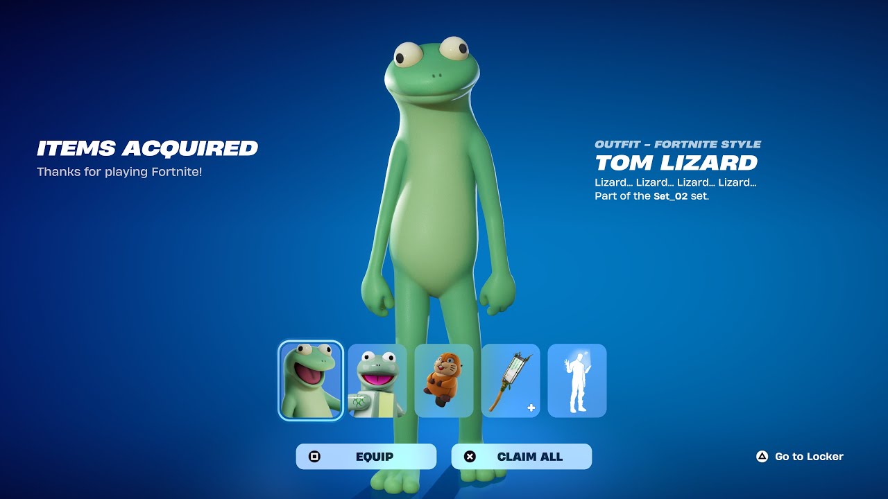 HOW TO GET HOPPERS TOM LIZARD SKIN IN FORTNITE! - YouTube