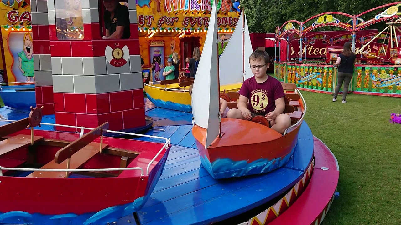 Boat Ride At Carters Steam Fair, Bath, August 2019 - YouTube