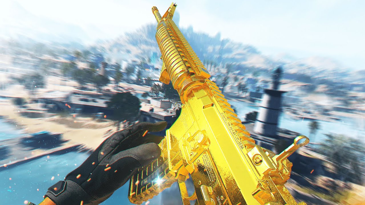 NEW GOLD CAMO M4 in MW2 - YouTube