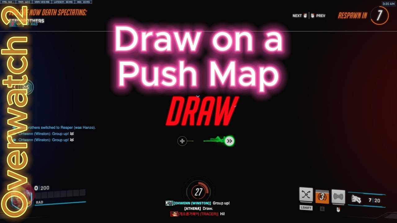 Overwatch 2 - Draw on a Push Map - YouTube