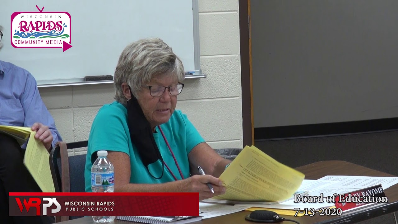 WRPS Board of Education Meeting | 7-13-2020 - YouTube