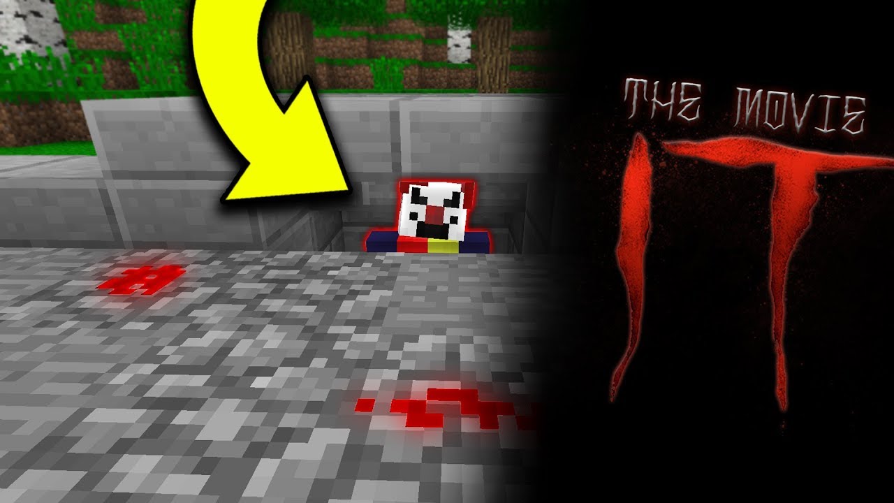 IT the CLOWN In Minecraft! (Minecraft Pocket Edition) - YouTube