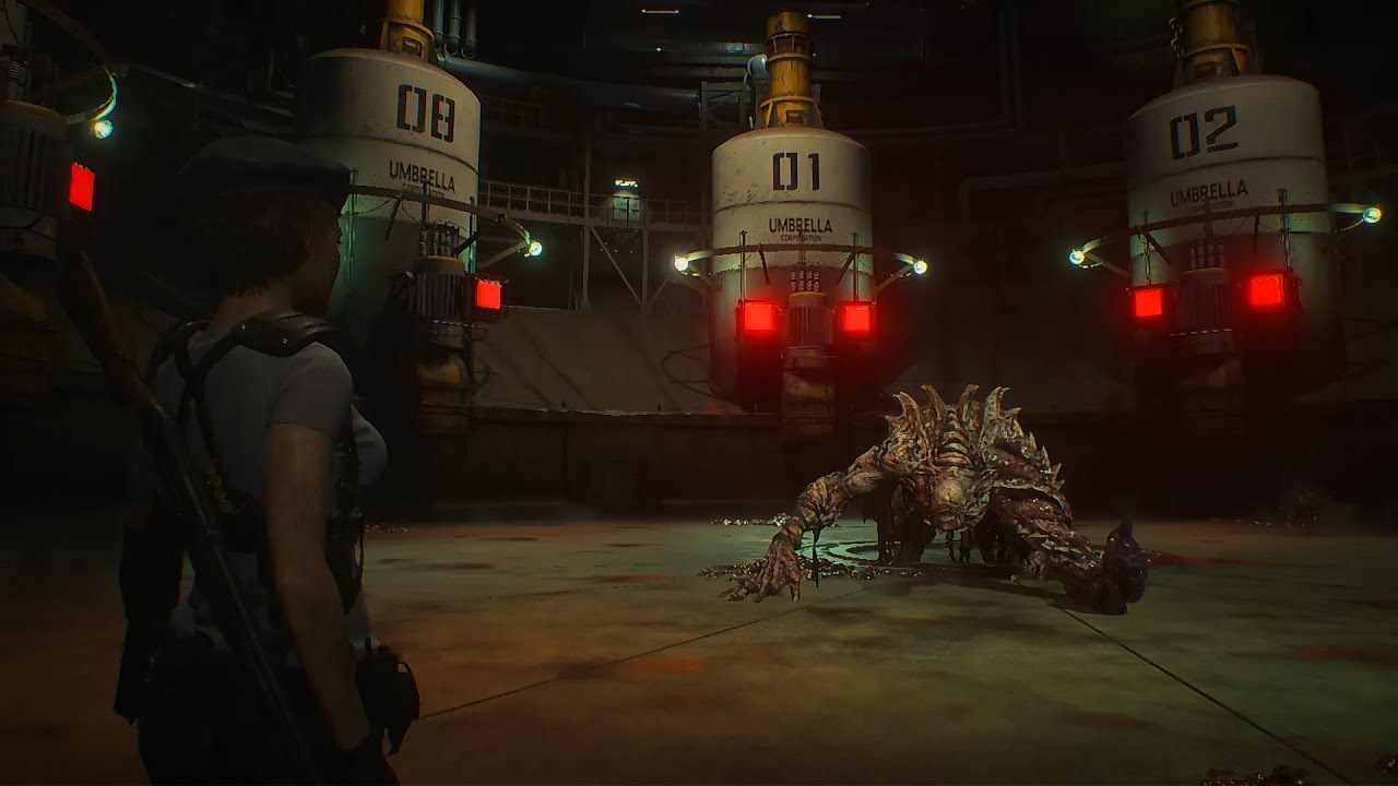 Resident Evil 3 Remake: Nemesis Boss Fight 3 (3rd) - YouTube