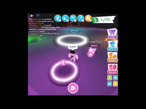 How to make neon snow cat in adopt me!! ROBLOX!! srirajkumar!! - YouTube