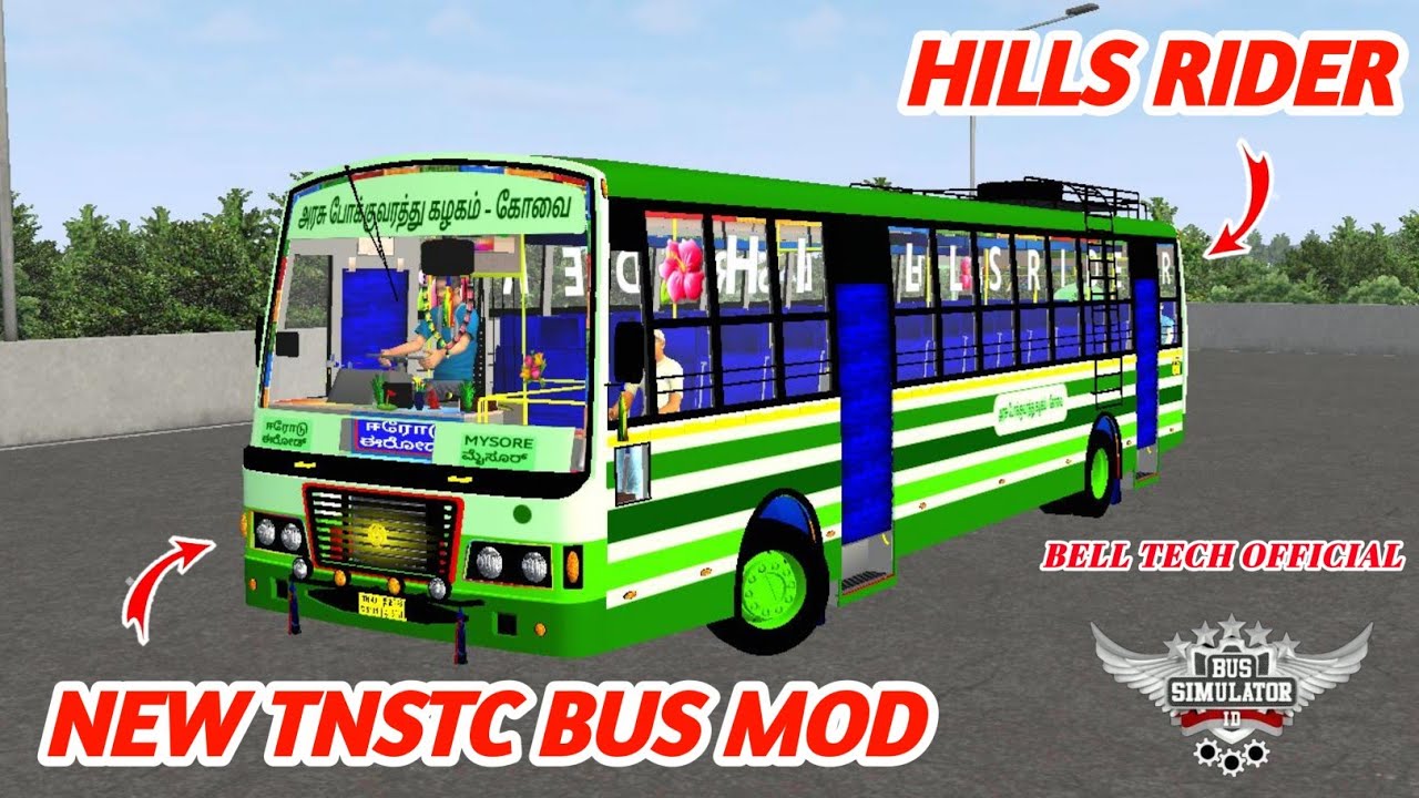 🎀💥New TNSTC Hills Bus Mod Release Bus Simulator Indonesia Tamil 💥🎀 ...