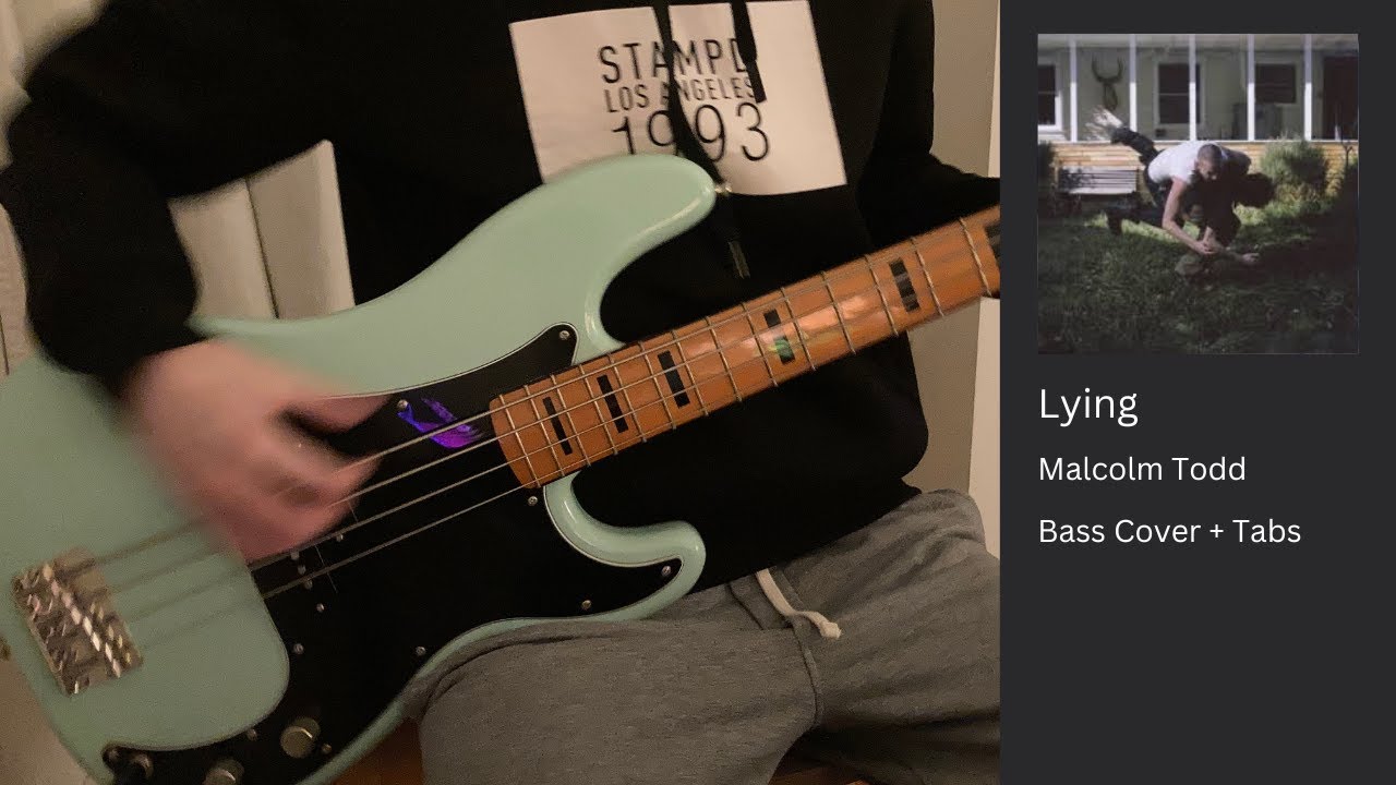 Lying - Malcolm Todd (bass cover + tabs) - YouTube