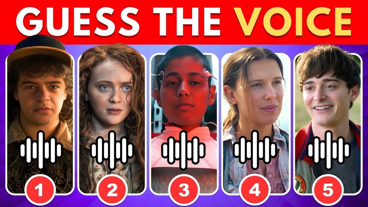 Stranger Things 5 Voice Quiz 🔊 Can You Guess Every Character? | Eleven ...