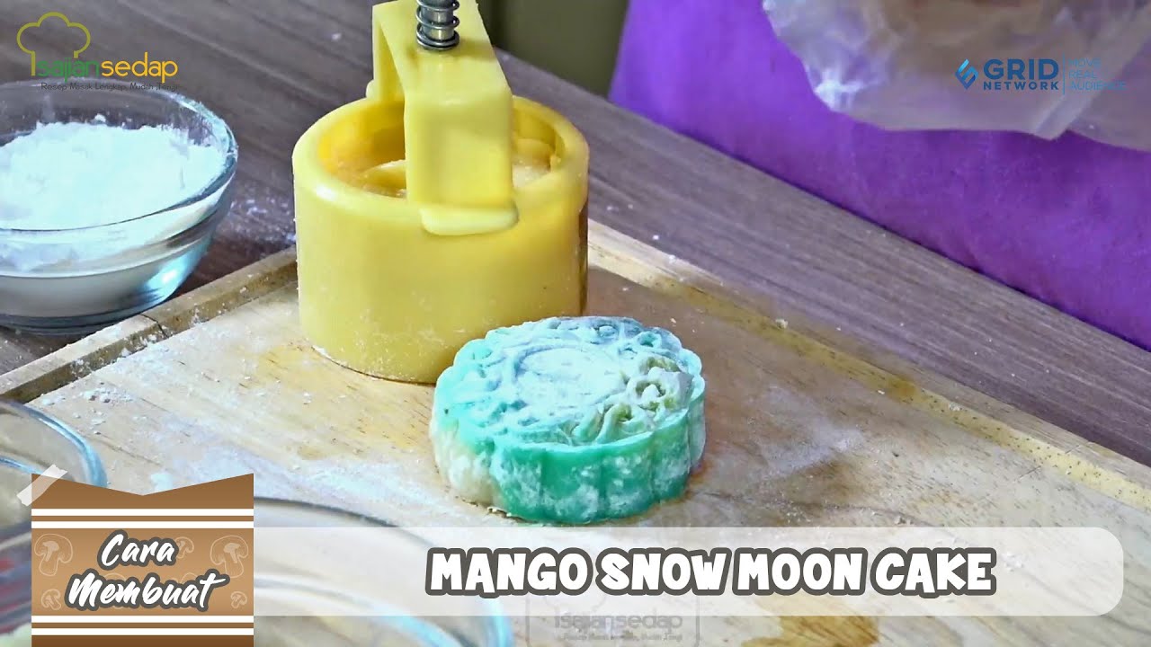 CARA MEMBUAT MANGO SNOW MOON CAKE, SEGAMPANG INI BUATNYA! - YouTube