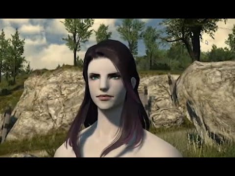 FFXIV character creation - Beautiful Female Roegadyn - YouTube
