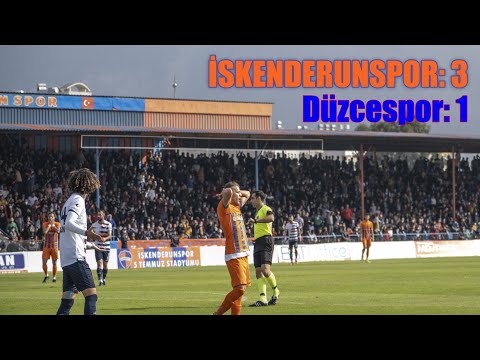 İSKENDERUNSPOR: 3 - Düzcespor: 1 | MAÇ ÖZETİ