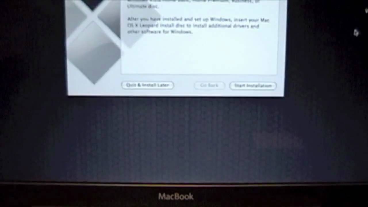 Windows On A Mac : Installing Windows XP On Bootcamp [1] - YouTube