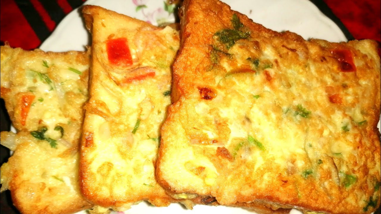 ডিম আর পাউরুটি দিয়ে বানিয়ে নিন সকাল/বিকালের নাস্তা 😘👻dim tost 👻😘 ...