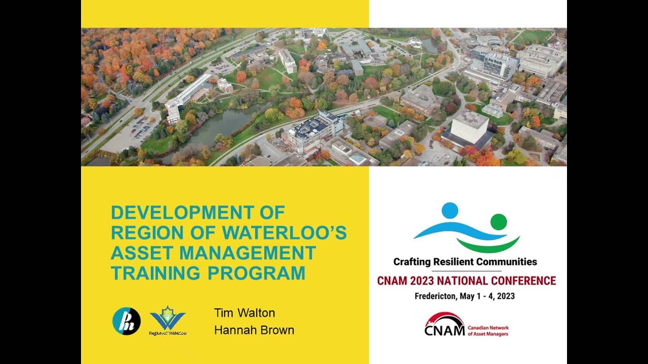 Curriculum for municipal asset management training - YouTube