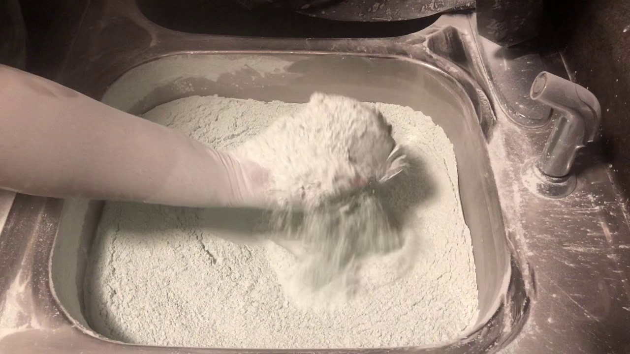 Powder Dump in the sink - YouTube