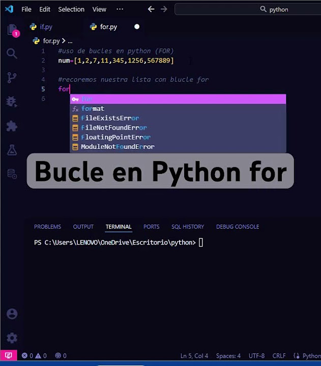 Uso De Bucles En Python For Python Coding Computer Smartphone Pythontutorial 
