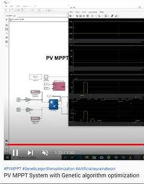 PV MPPT System with Genetic algorithm optimization - YouTube