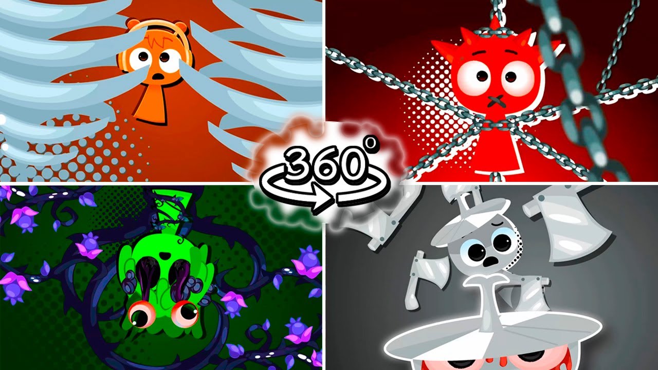 Sprunki Animated Intro (HORROR MODE) | Incredibox Sprunki in 360º VR ...