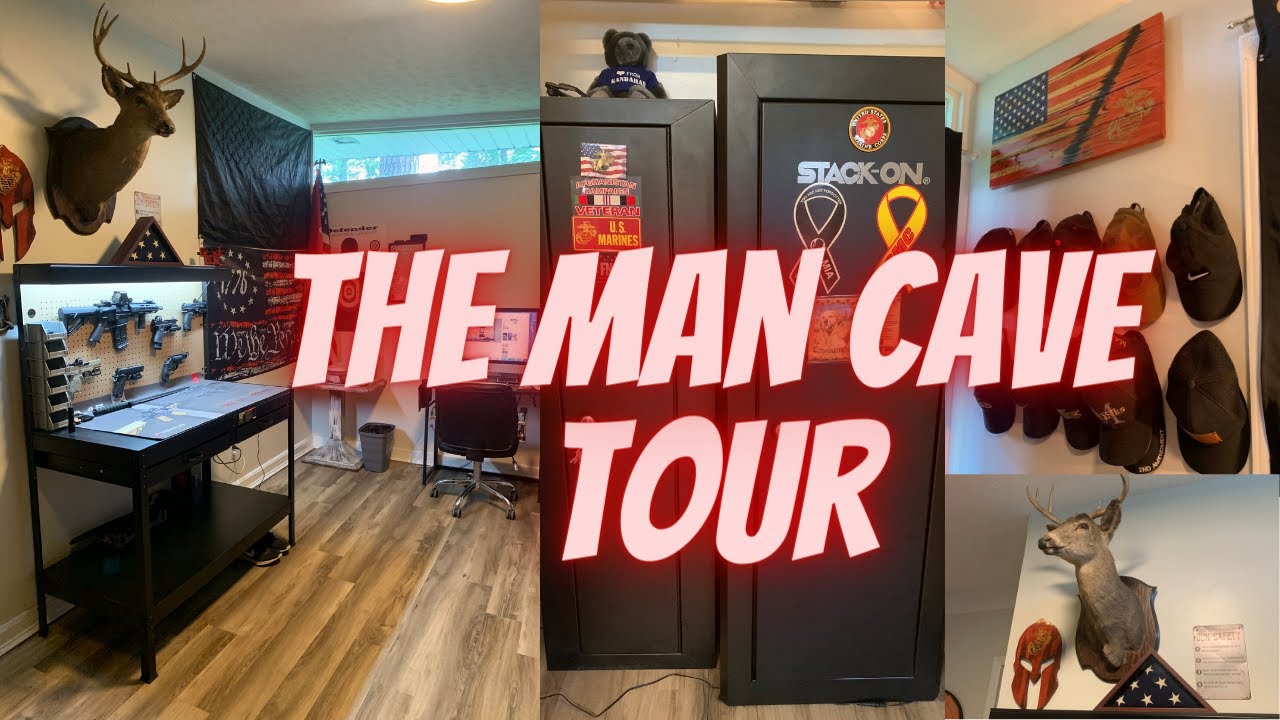 MARINE CORPS VETERANS "MAN CAVE" TOUR!! - YouTube