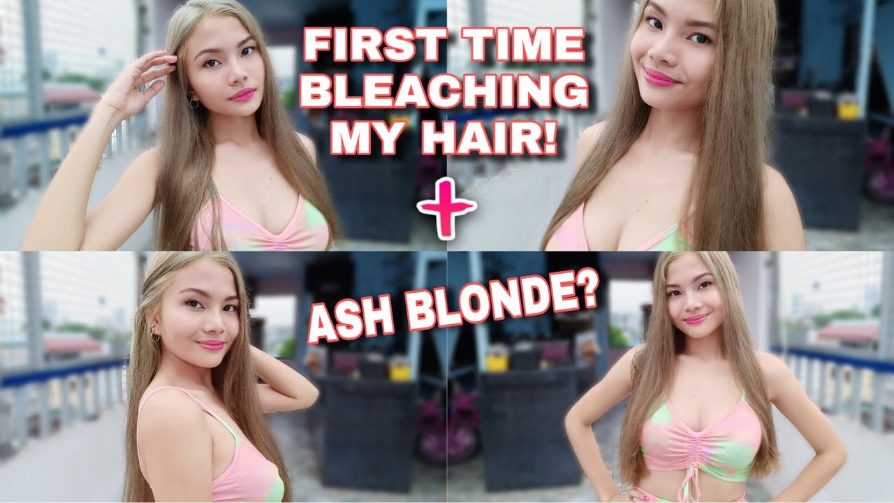 BLEACHING MY HAIR FOR THE FIRST TIME (PROCESS & TIPS) | Dani Trongco - YouTube