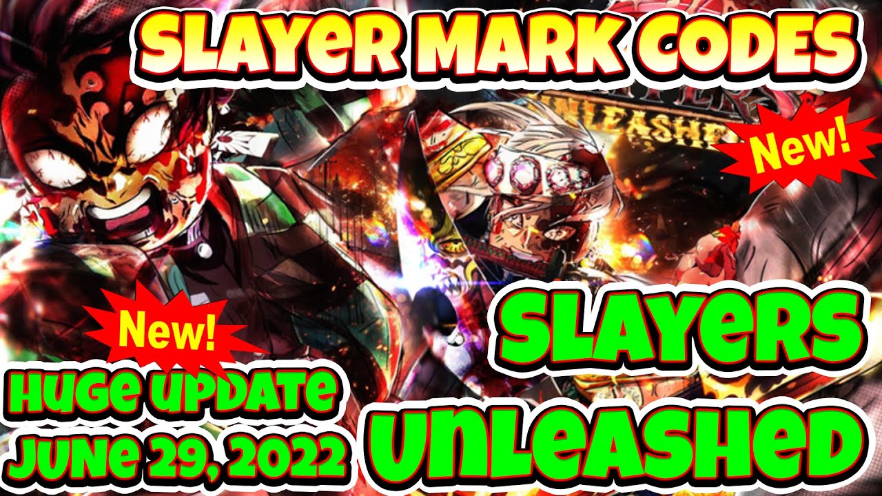 2022 ALL Slayer Mark CODES Roblox [PreAlpha] Slayers Unleashed v0.9 ...
