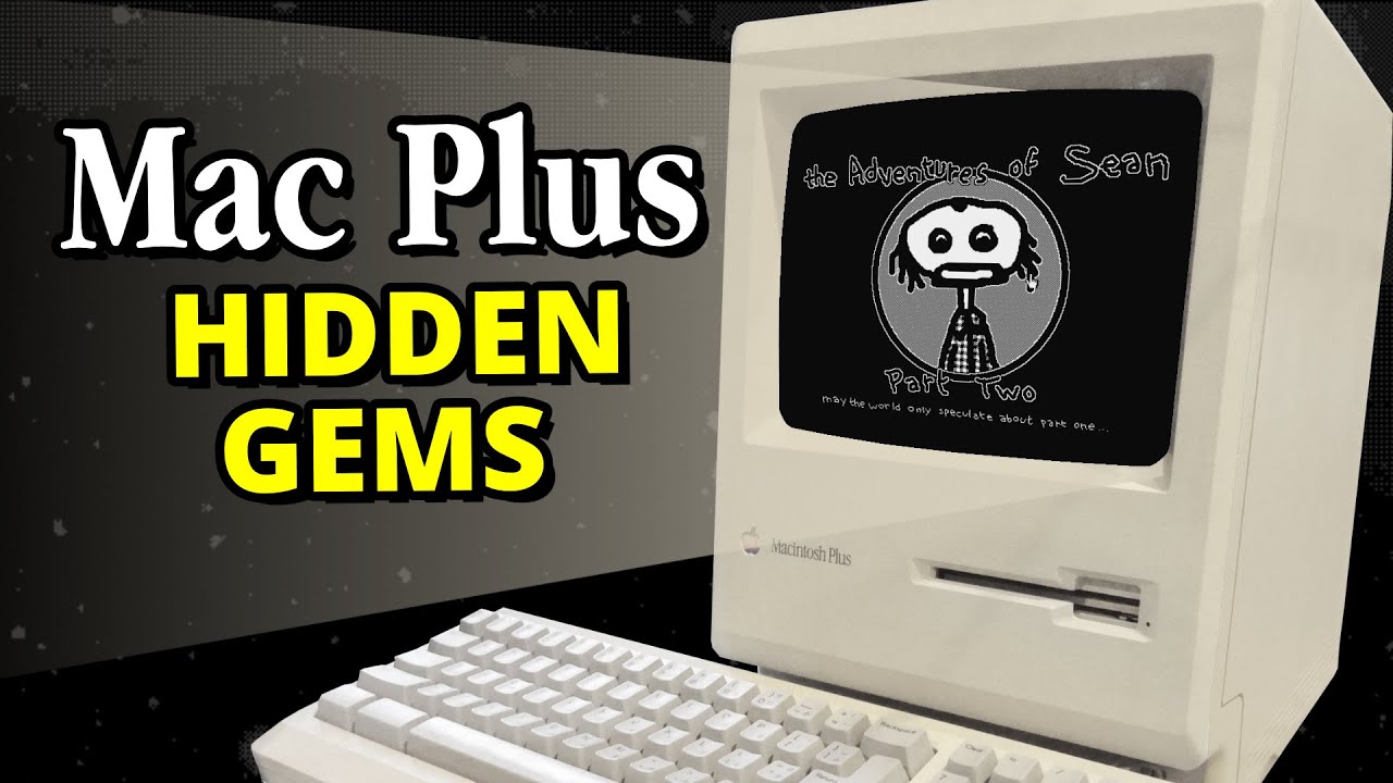 5 Great Games for the 1986 Mac Plus! - YouTube