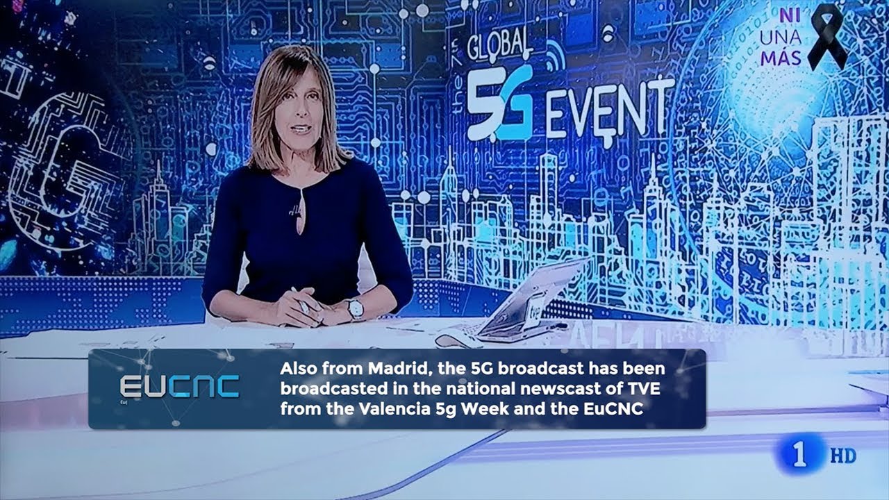Valencia 5G TV. The first 5G television broadcast in the world - YouTube