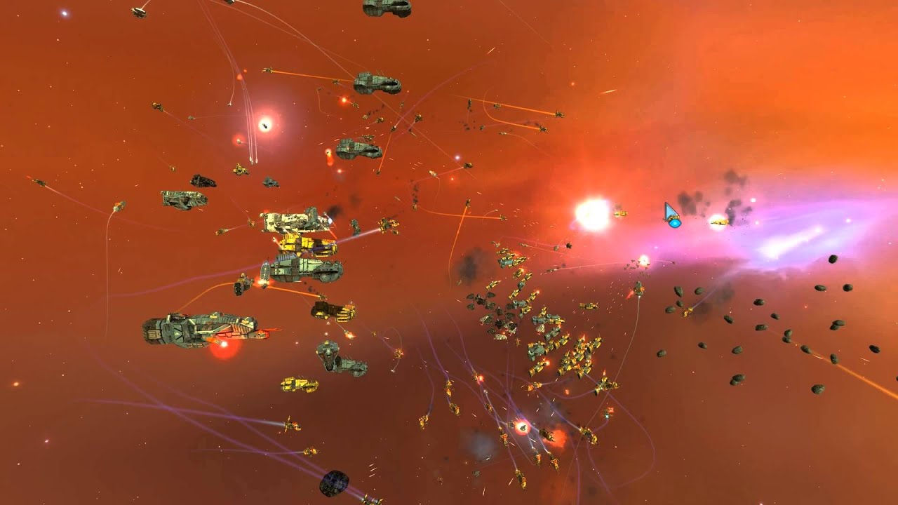 Homeworld Remastered - Fighter Swarm - YouTube