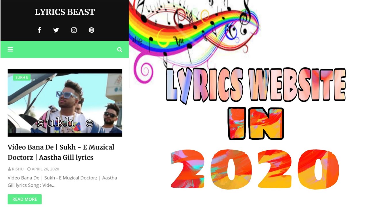 How to set up a lyrics website | lyrical website | Blogger | Blogginng ...