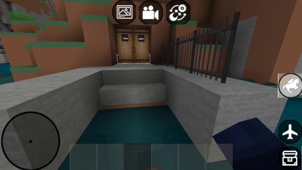 [English][Playing Mini Block Craft 3D][Modern Hidden home in mini block ...