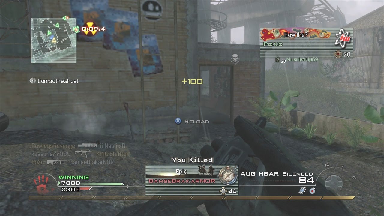 MW2, Nuke with every gun Ep.18 - AUG HBAR (1080p) - YouTube