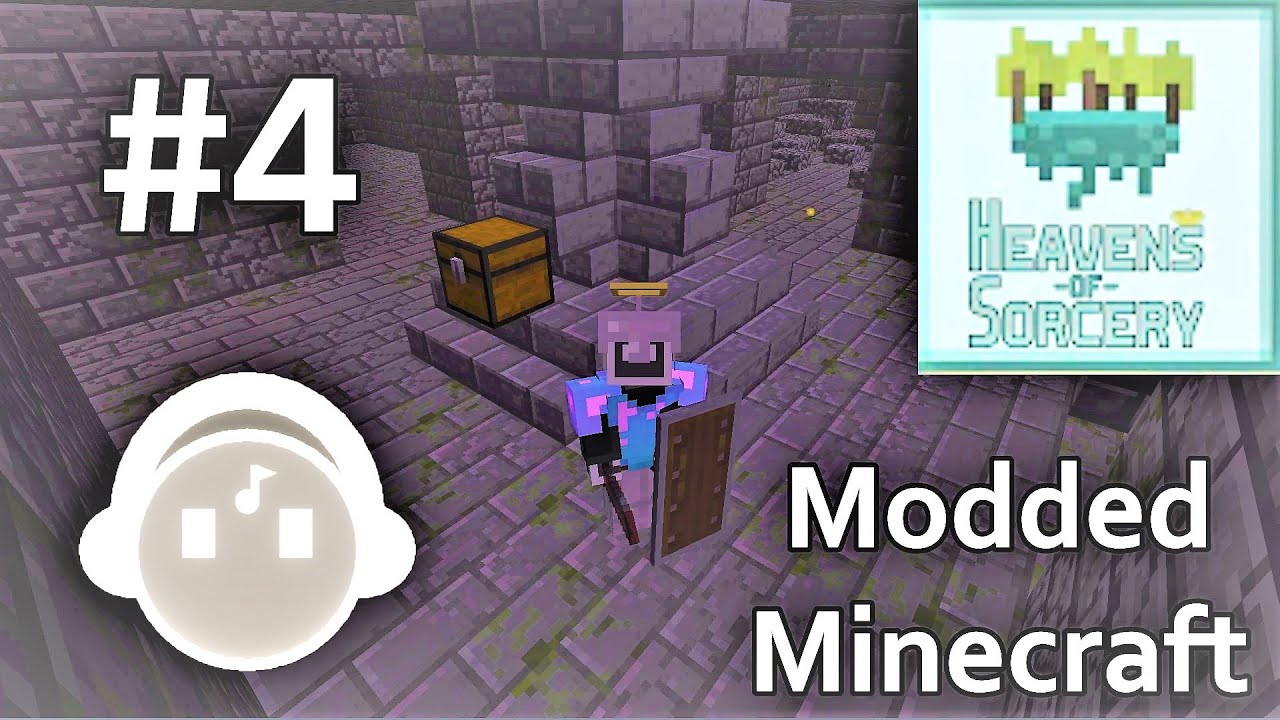 "Epic Dungeon Raiding!" | Modded Minecraft: Heavens of Sorcery #4 - YouTube