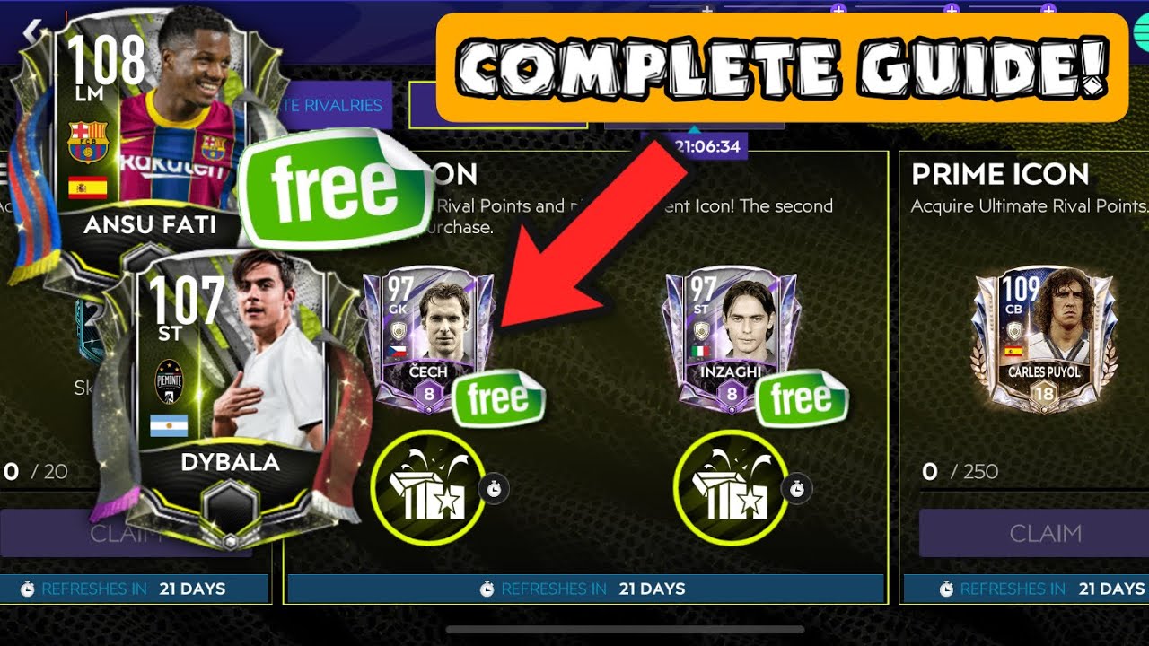 HOW TO GET A FREE 108 + CECH! COMPLETE RIVALRIES EVENT F2P GUIDE! FIFA ...