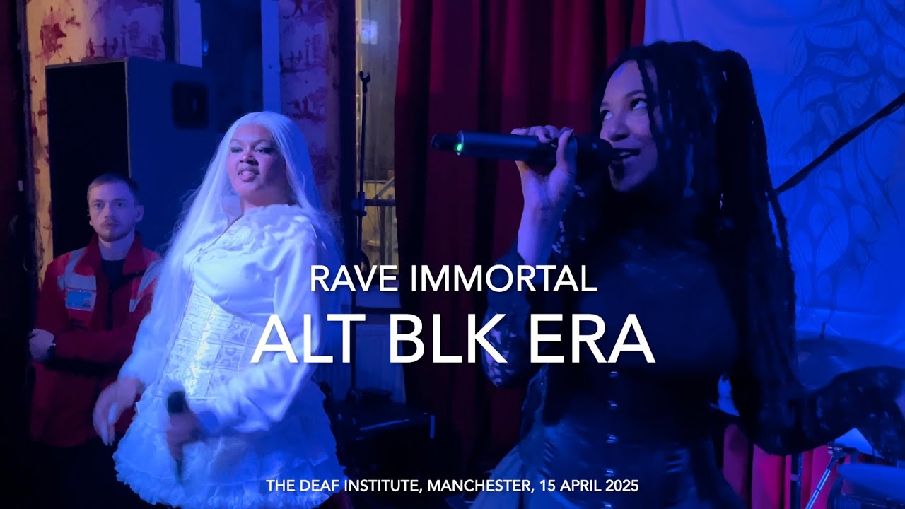 ALT BLK ERA - Rave Immortal - Live 4k @ The Deaf Institute, Manchester ...