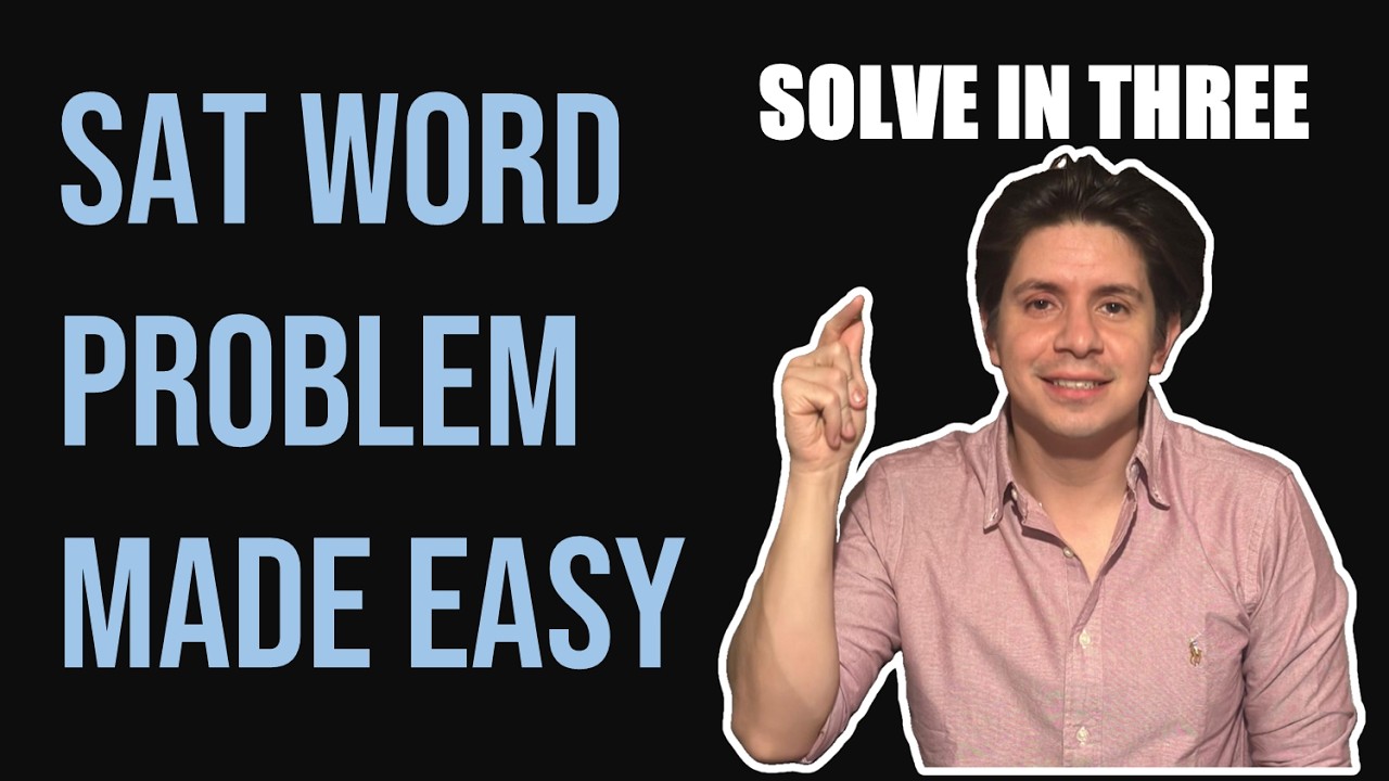 A Few Tricky SAT Word Problems To Get Ready For The Test - YouTube
