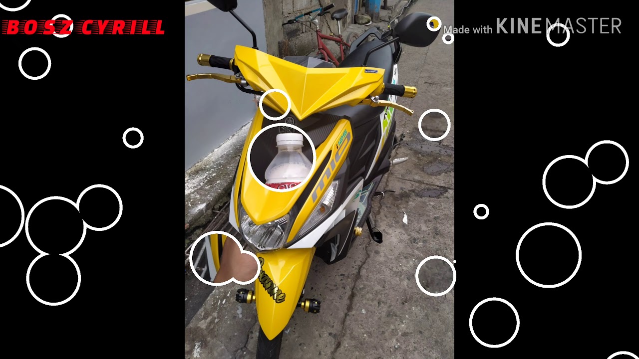 MIO i 125 YELLOW/WHITE SIMPLE SET UP - YouTube