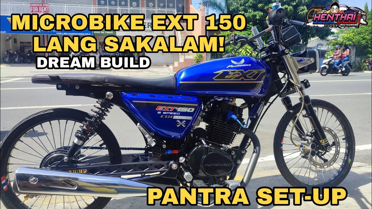 EXT MICROBIKE 150 PANTRA SET-UP MY DREAM BUILD QUICK REVIEW! - YouTube