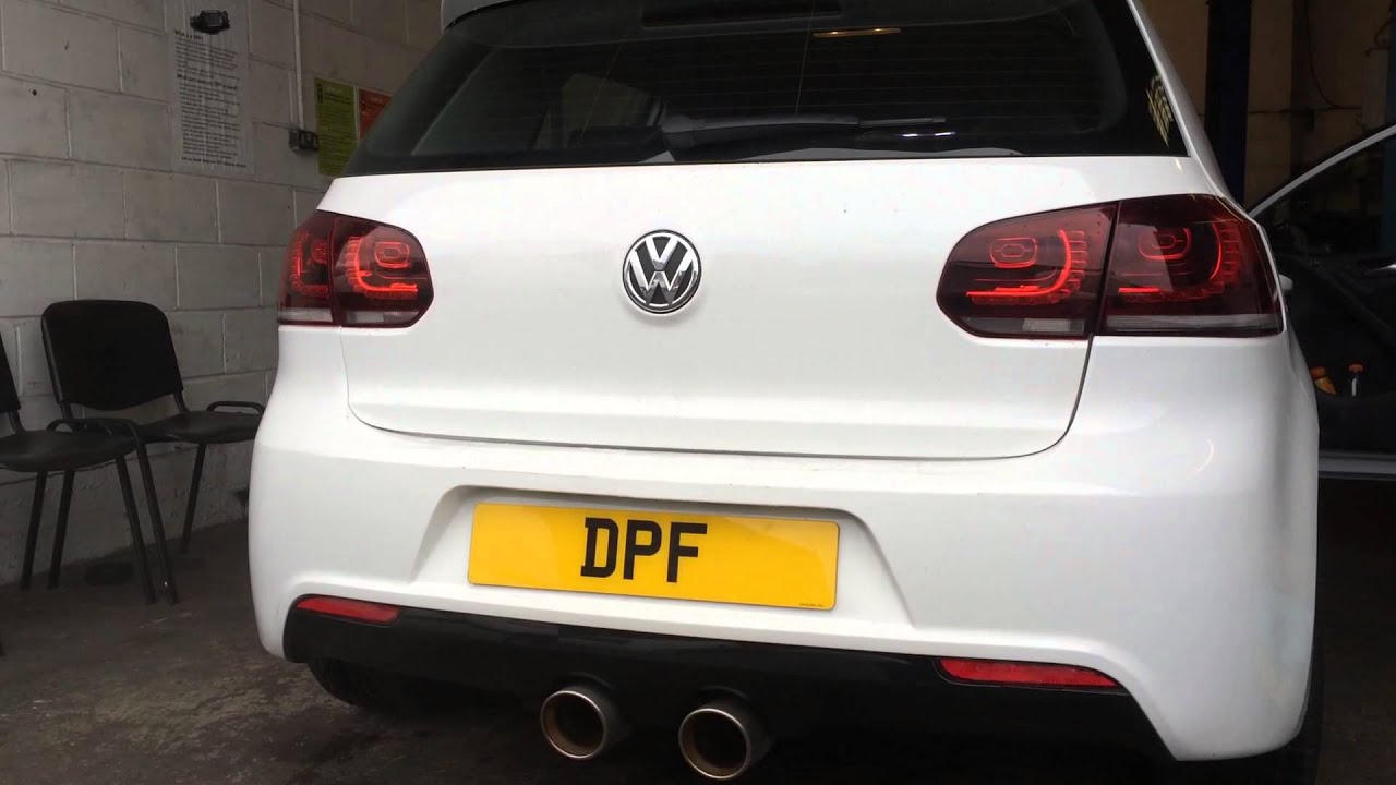 1.6 tdi VW golf DPF clean and regeneration - YouTube