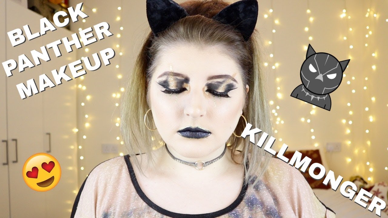 BLACK PANTHER KILLMONGER MAKEUP TUTORIAL| Marvel - YouTube