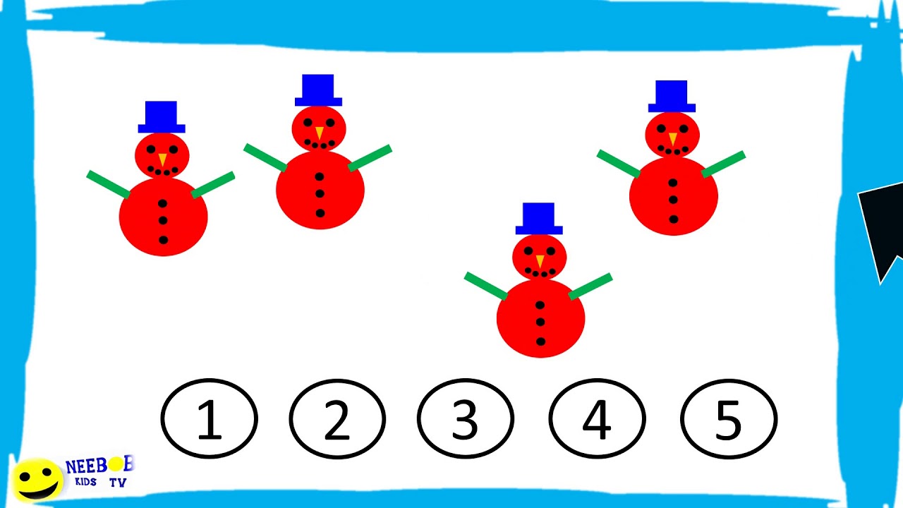 Counting 1 to 5 - different objects - learning to count for kids - YouTube