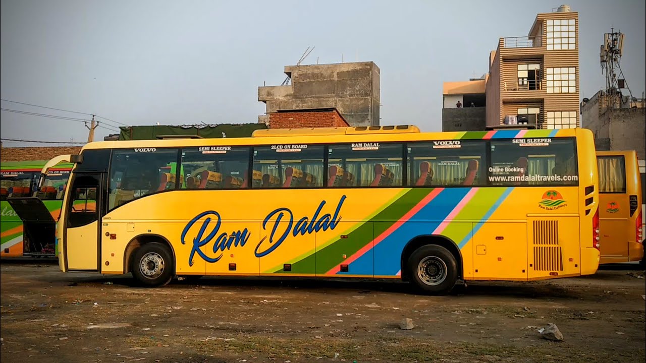Ram Dalal Volvo B8Rs, Exterior & Interior view - YouTube