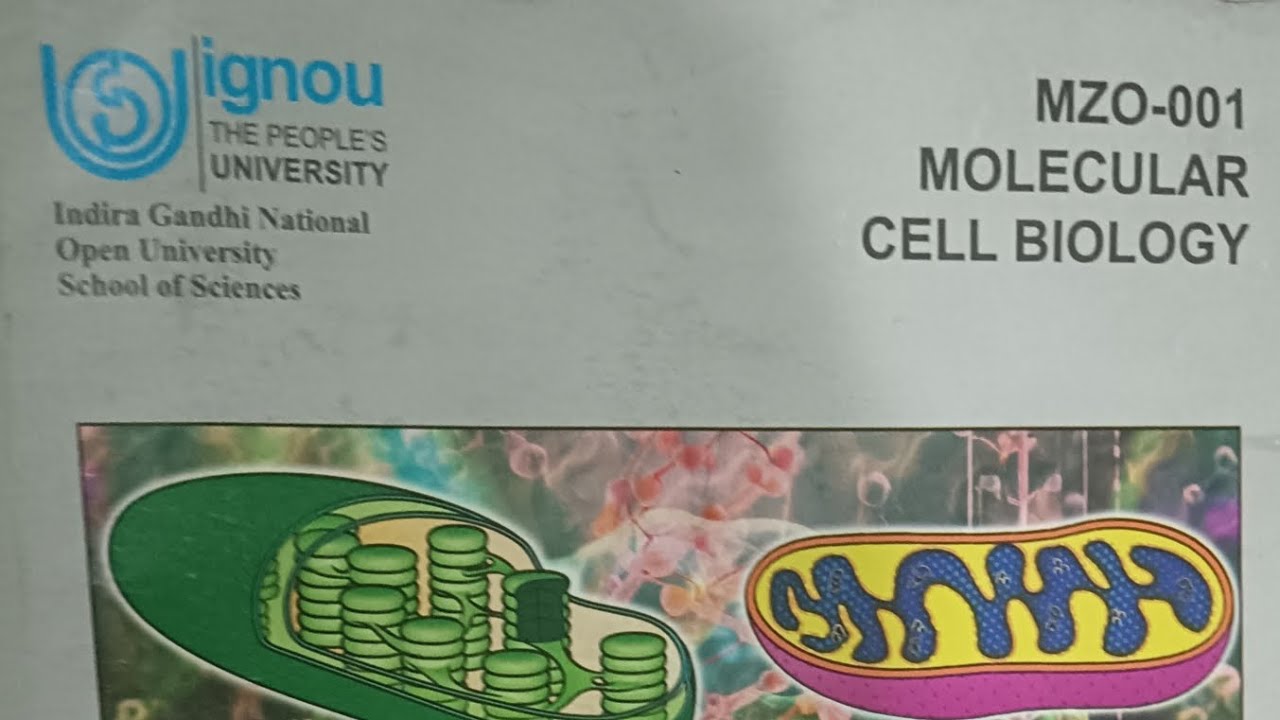 IGNOU ZOOLOGY PAPER 1||MZO 001|| Question Answer # MOLECULAR CELL ...