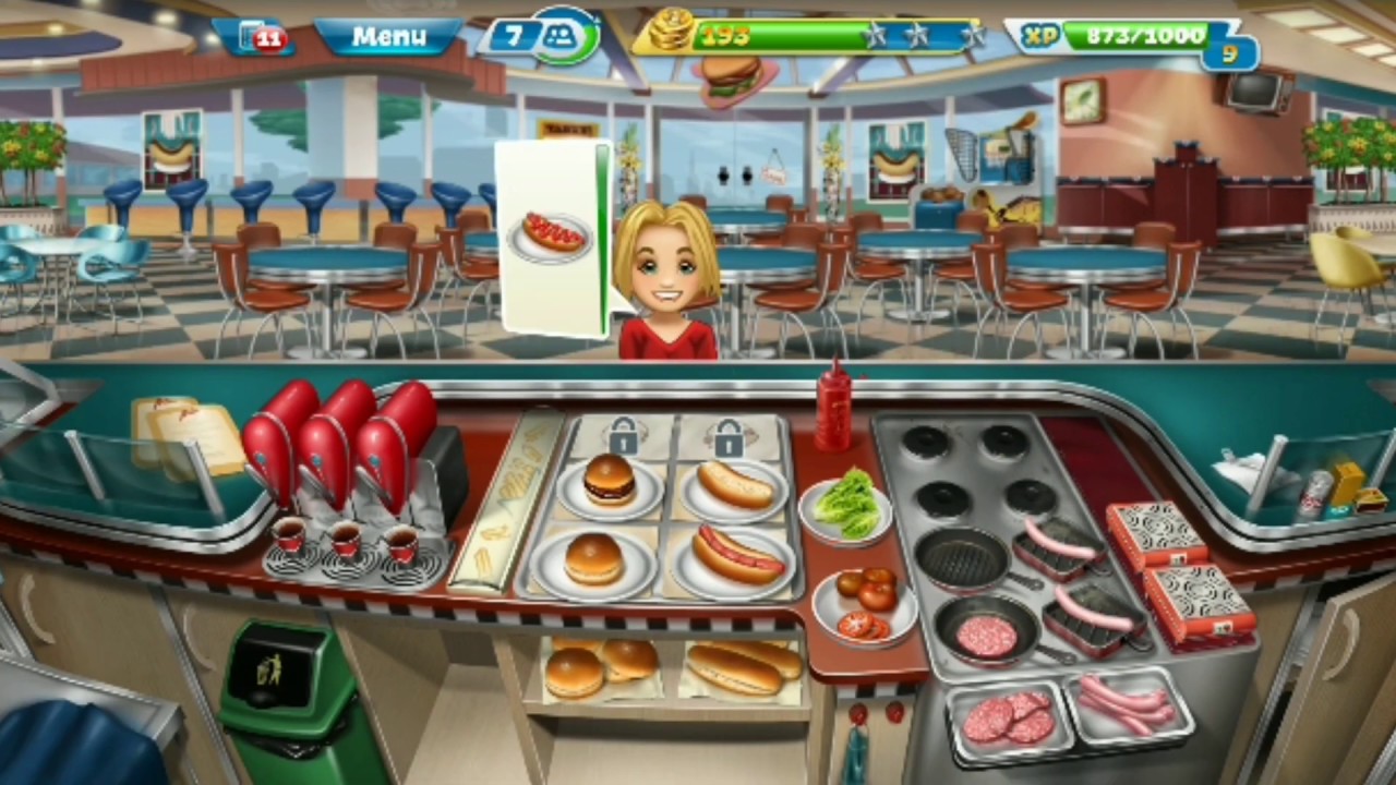 Food Court Hamburger Fever: Burger Cooking Chef types of levels - matchjnr