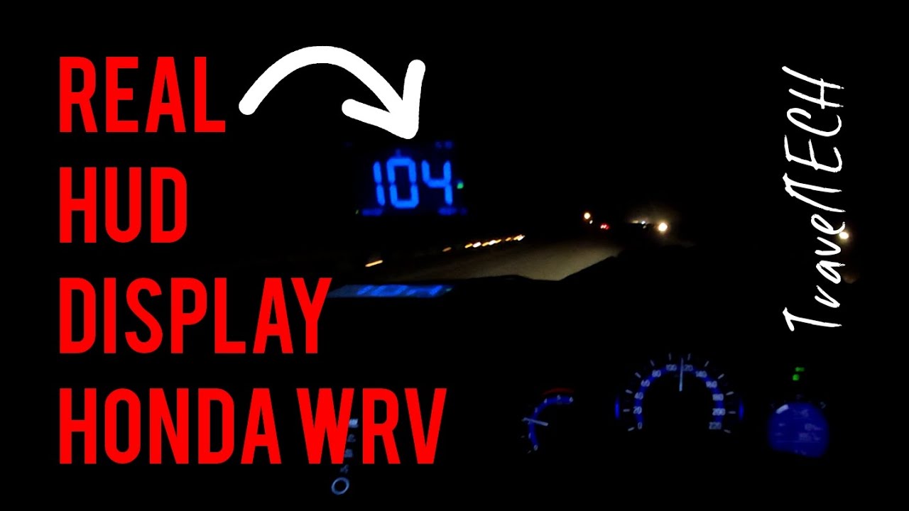 Real HUD Display Demo - Honda WRV 🔥🔥🔥 - YouTube
