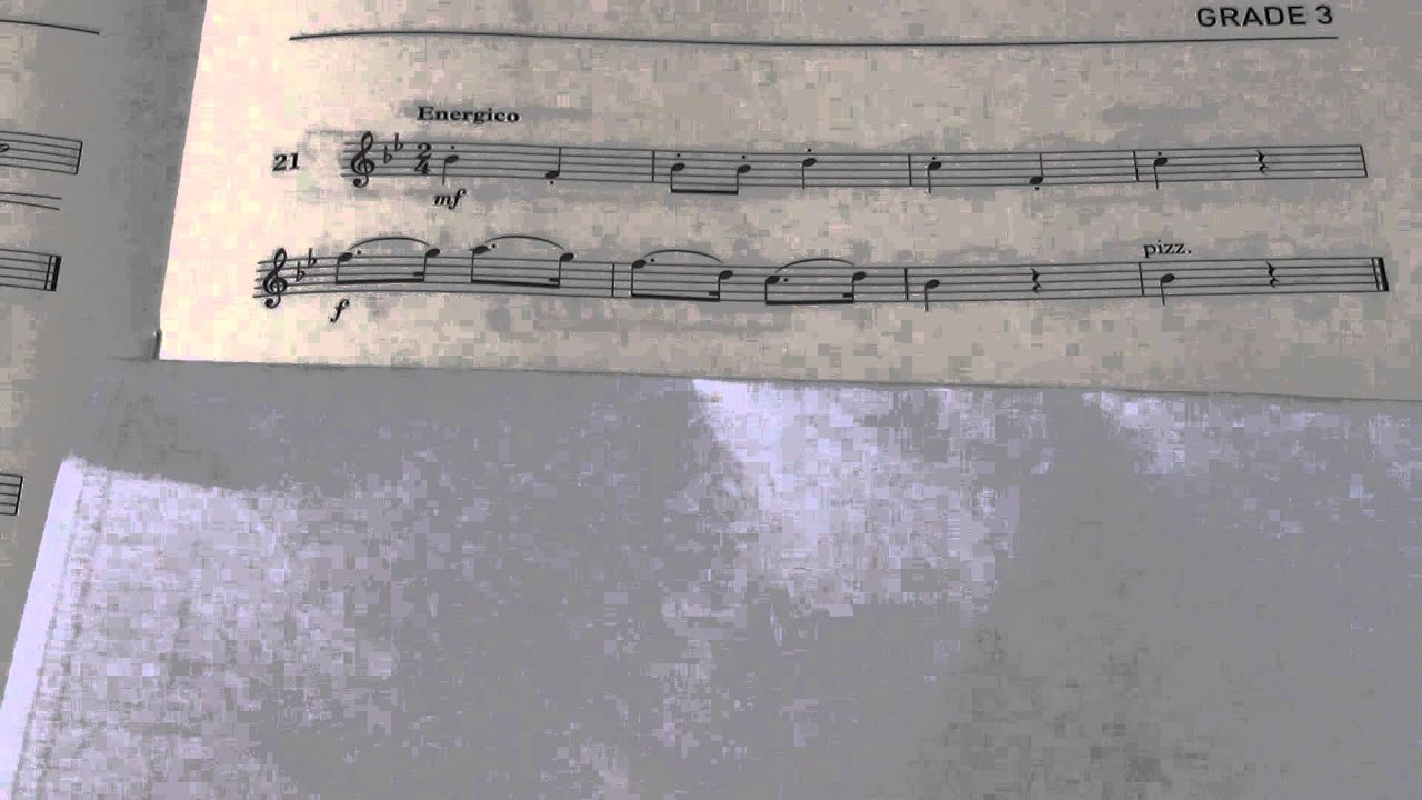 Violin Grade 3 Sight Reading No 21 Energico - YouTube