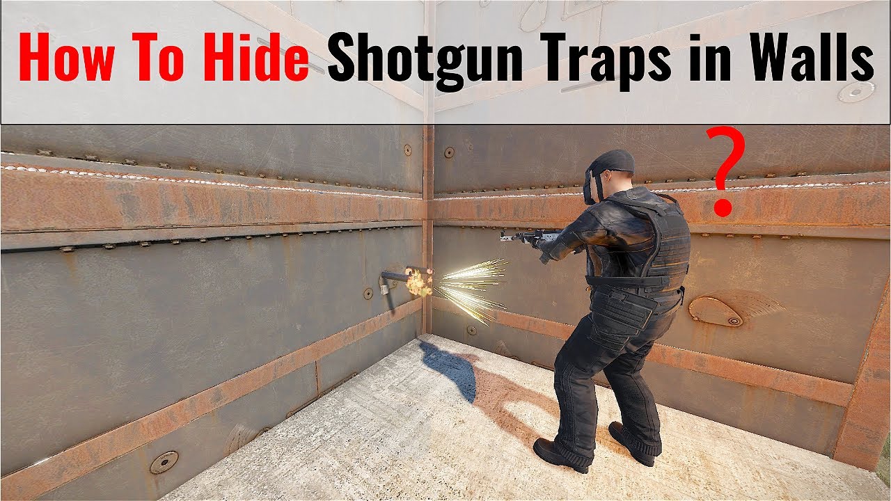 The Ultimate Surprise in Rust: Placing a Shotgun Trap Through a Wall ...