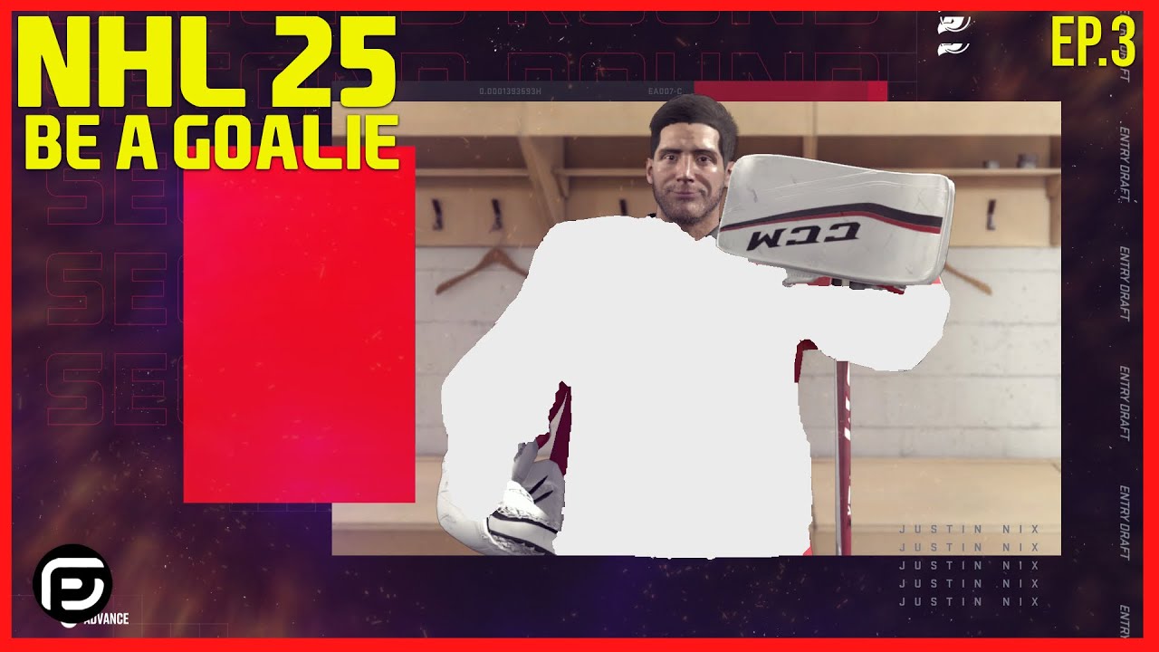 NHL 25 Be A Goalie - NHL DRAFT & FIRST NHL GAME Ep.3 - YouTube