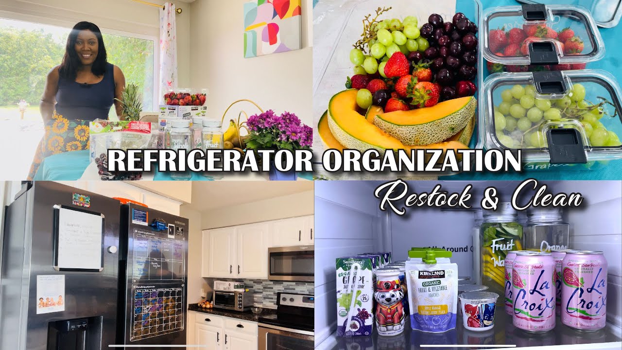 ULTIMATE REFRIDGERATOR ORGANIZATION | Satisfying Fridge Restock - YouTube