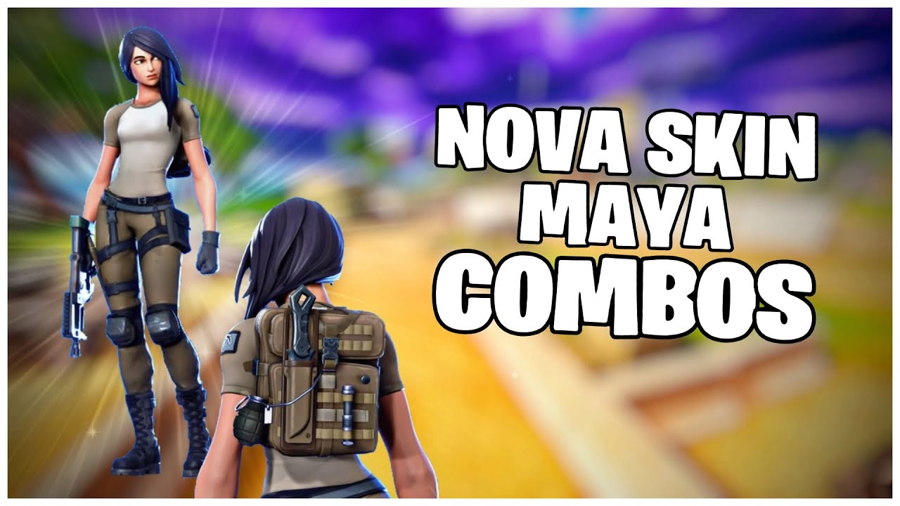 MOSTRANDO A *NOVA* SKIN MAYA & COMBOS | FORTNITE - YouTube