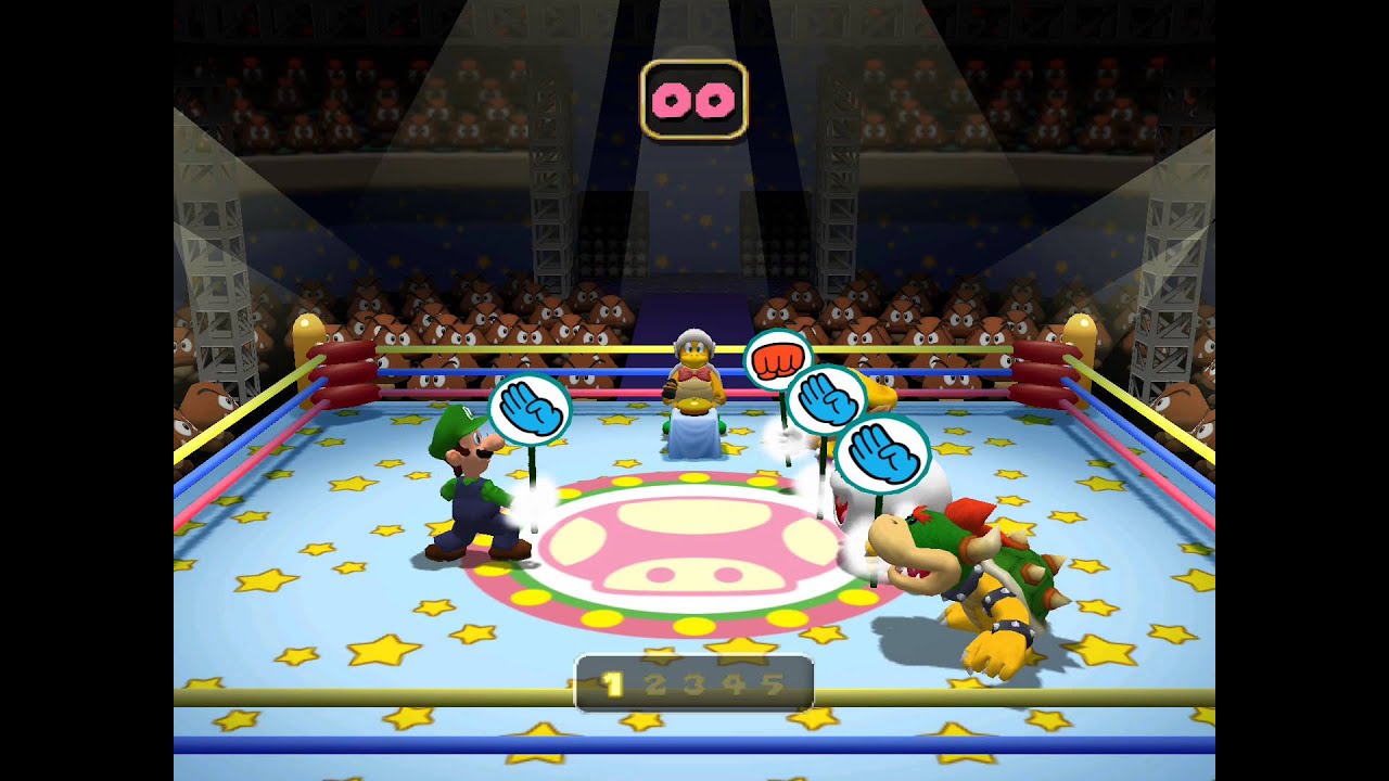 Mario Party 5 minigame: Fight Cards 60fps - YouTube