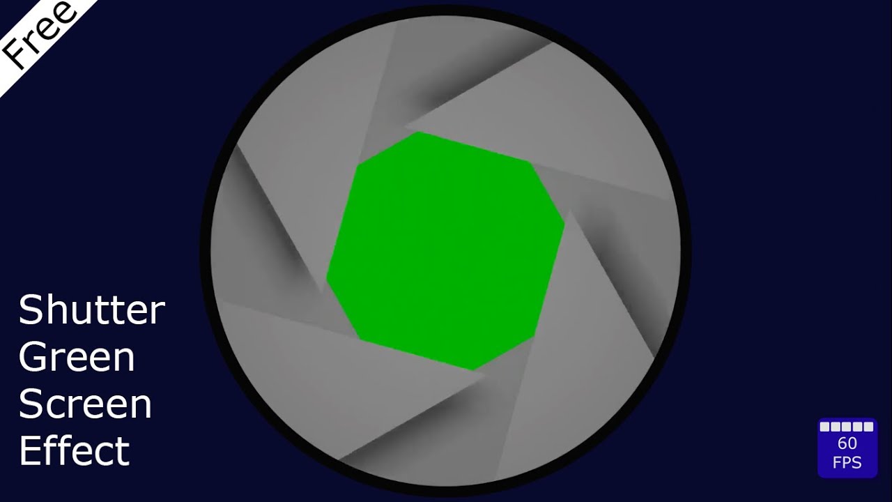 Free Shutter Green Screen / chroma key Effect - YouTube